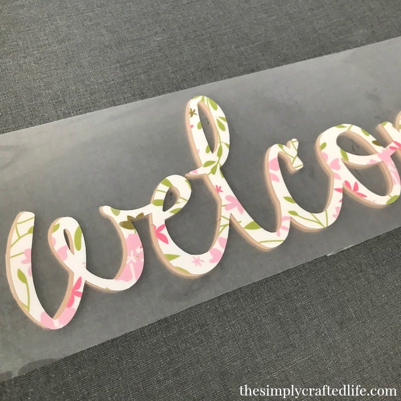 Cut Basswood with Cricut Knife Blade + Create a Welcome Sign